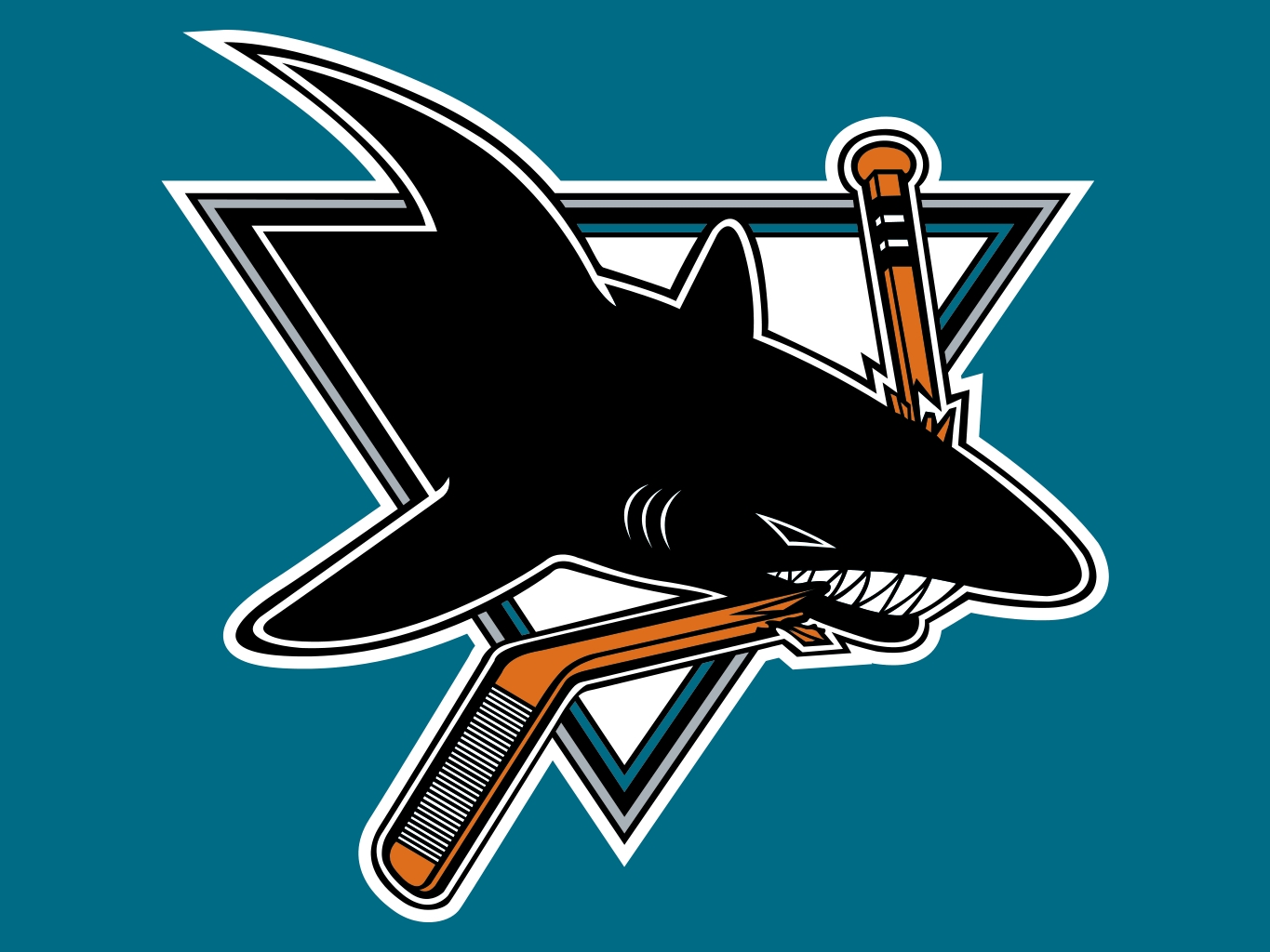 San Jose Sharks logo & wallpapers - High-quality images and San Jose ...